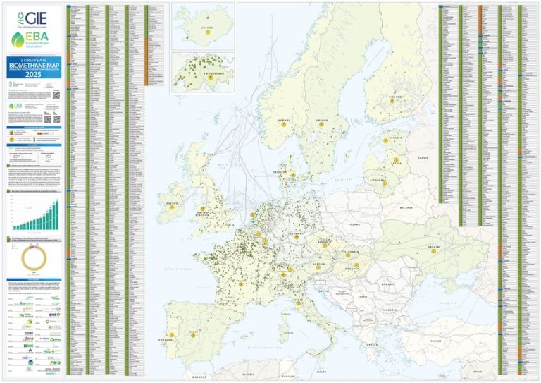 The biomethane sector in Europe is growing: European Biomethane Map 2025